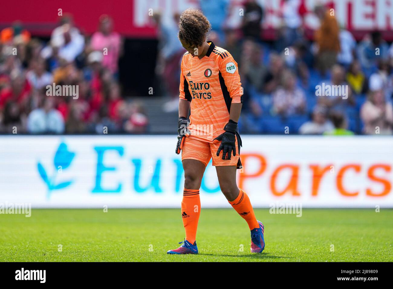 Rotterdam - Goalkeeper Jacintha Weimar of Feyenoord V1 during the match ...