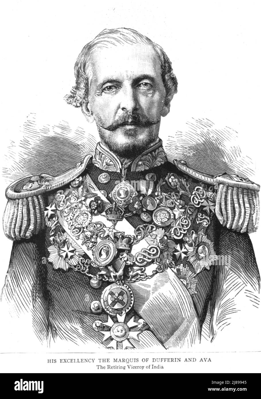 Frederick temple hamilton temple marquis of dufferin Black and White ...