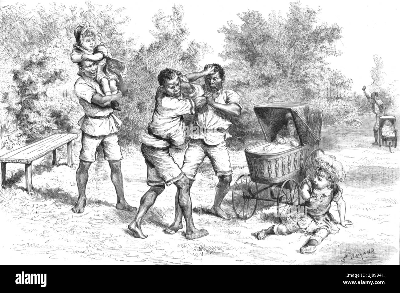 African colonialism servant Black and White Stock Photos & Images - Alamy