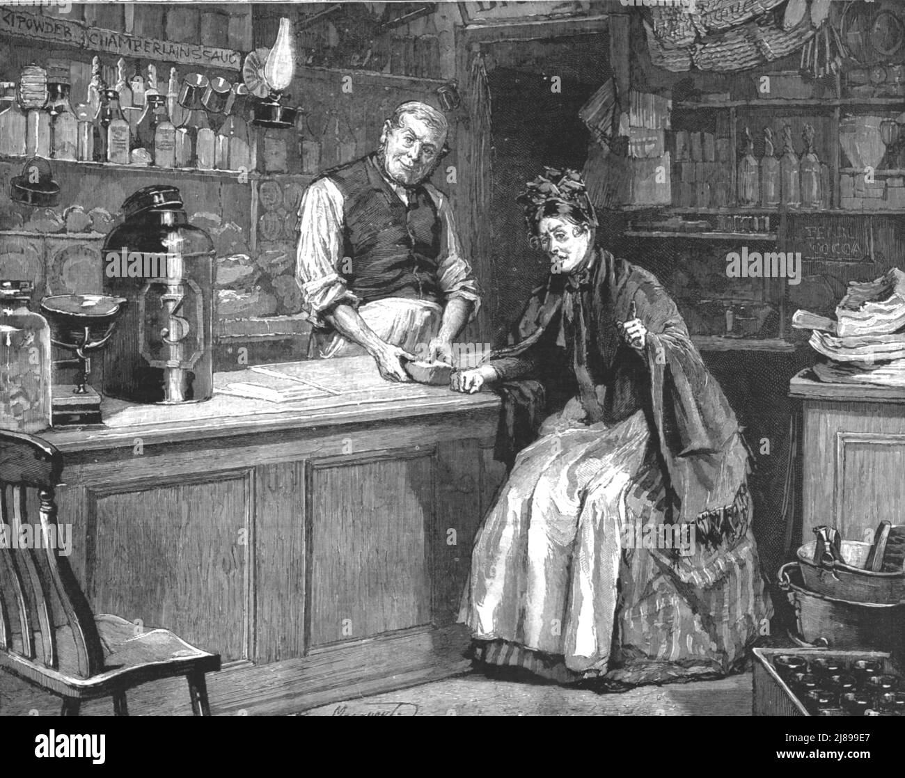 Victorian grocer hi-res stock photography and images - Alamy