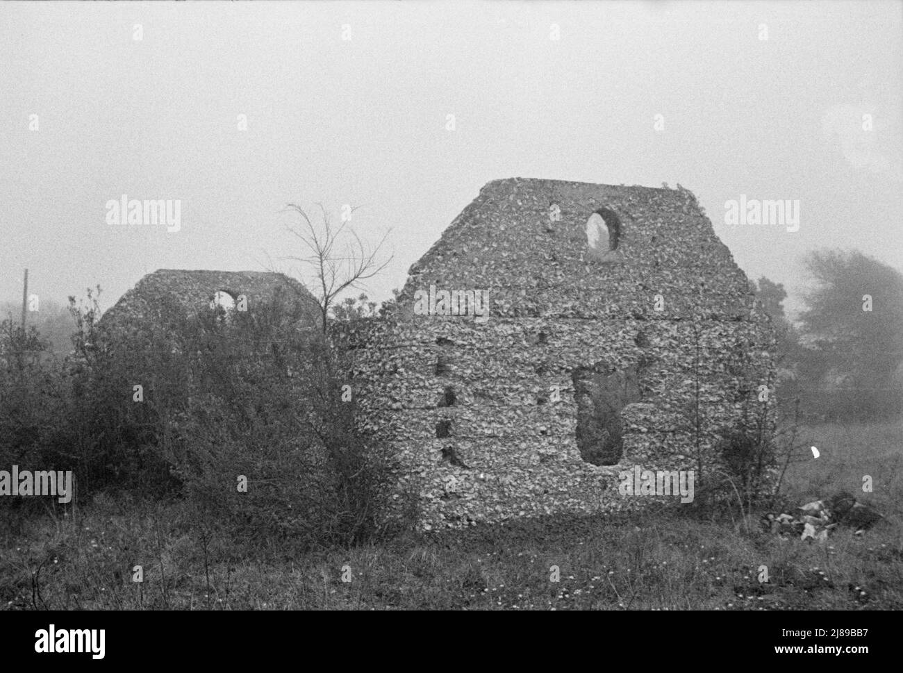 Tabby construction. Ruins of supposed Spanish mission, St. Marys ...