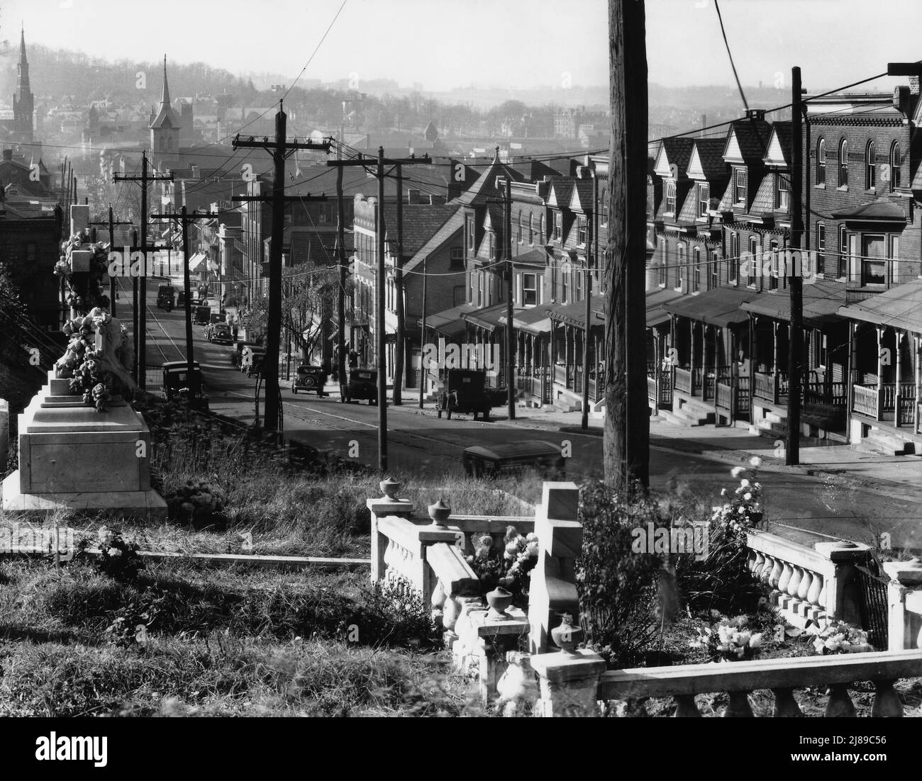 Street in Bethlehem. Pennsylvania Stock Photo - Alamy