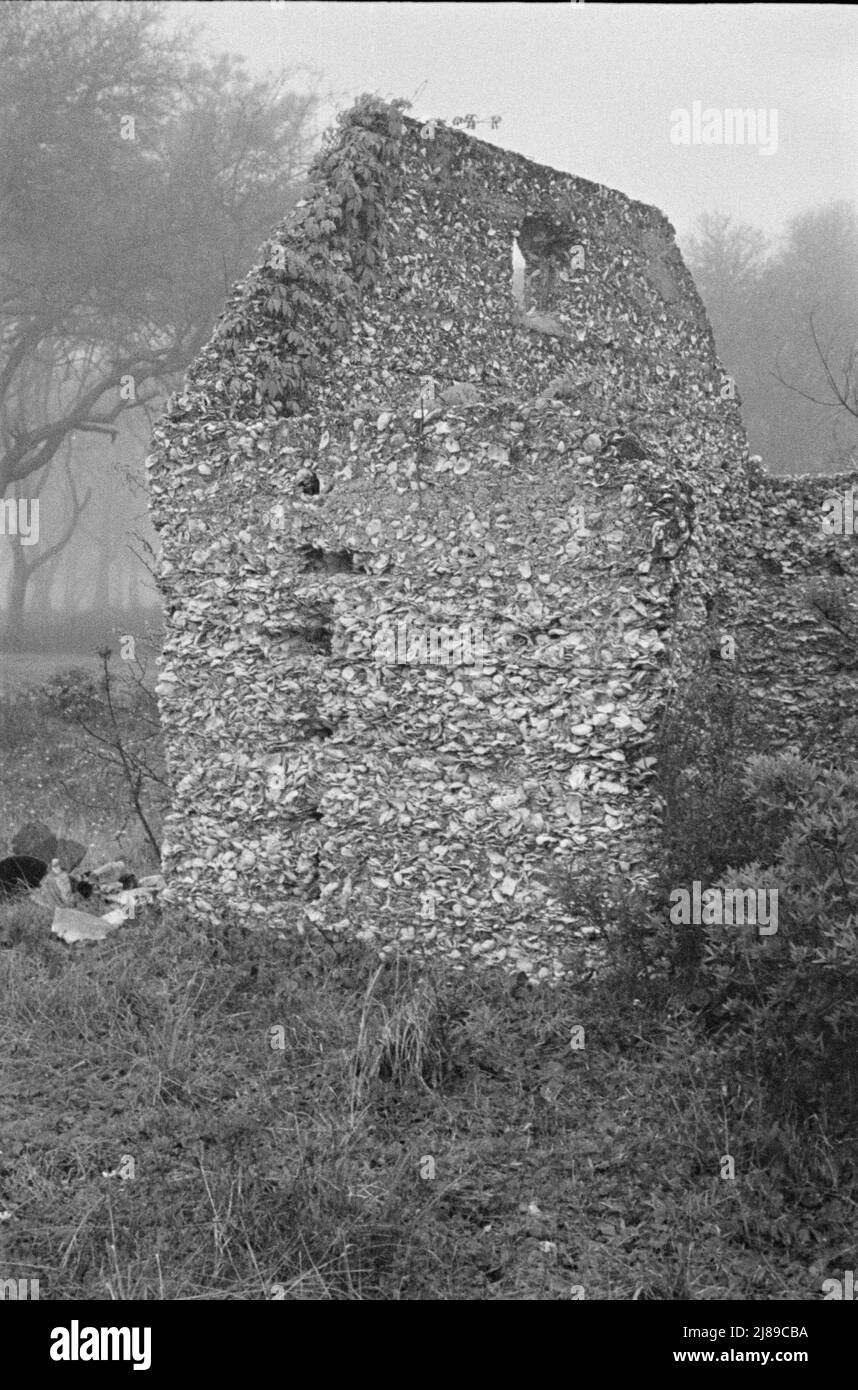 Tabby construction. Ruins of supposed Spanish mission, St. Marys ...