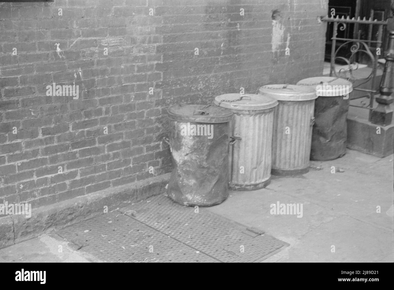 American garbage Black and White Stock Photos & Images - Alamy