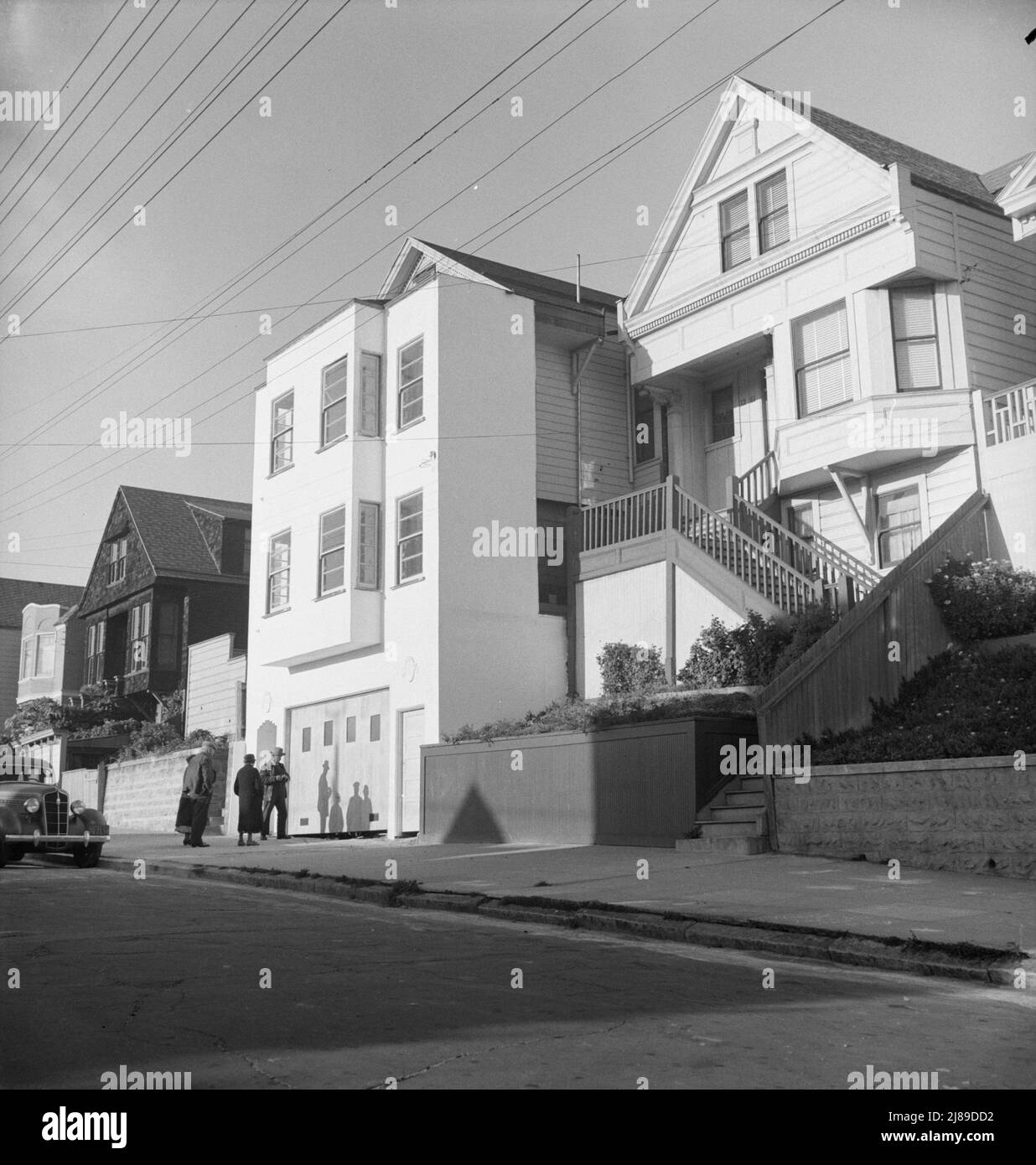 Architecture in the Potrero district. San Francisco, California Stock ...