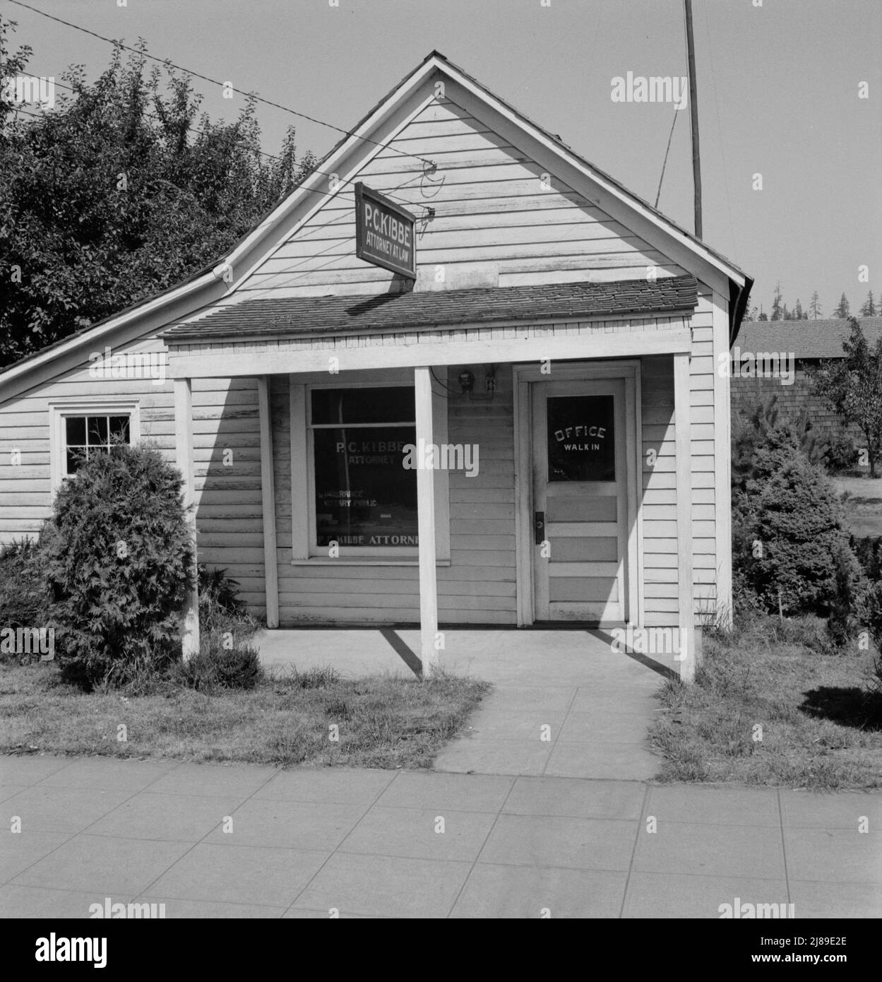 Buildings on washington street Black and White Stock Photos & Images ...