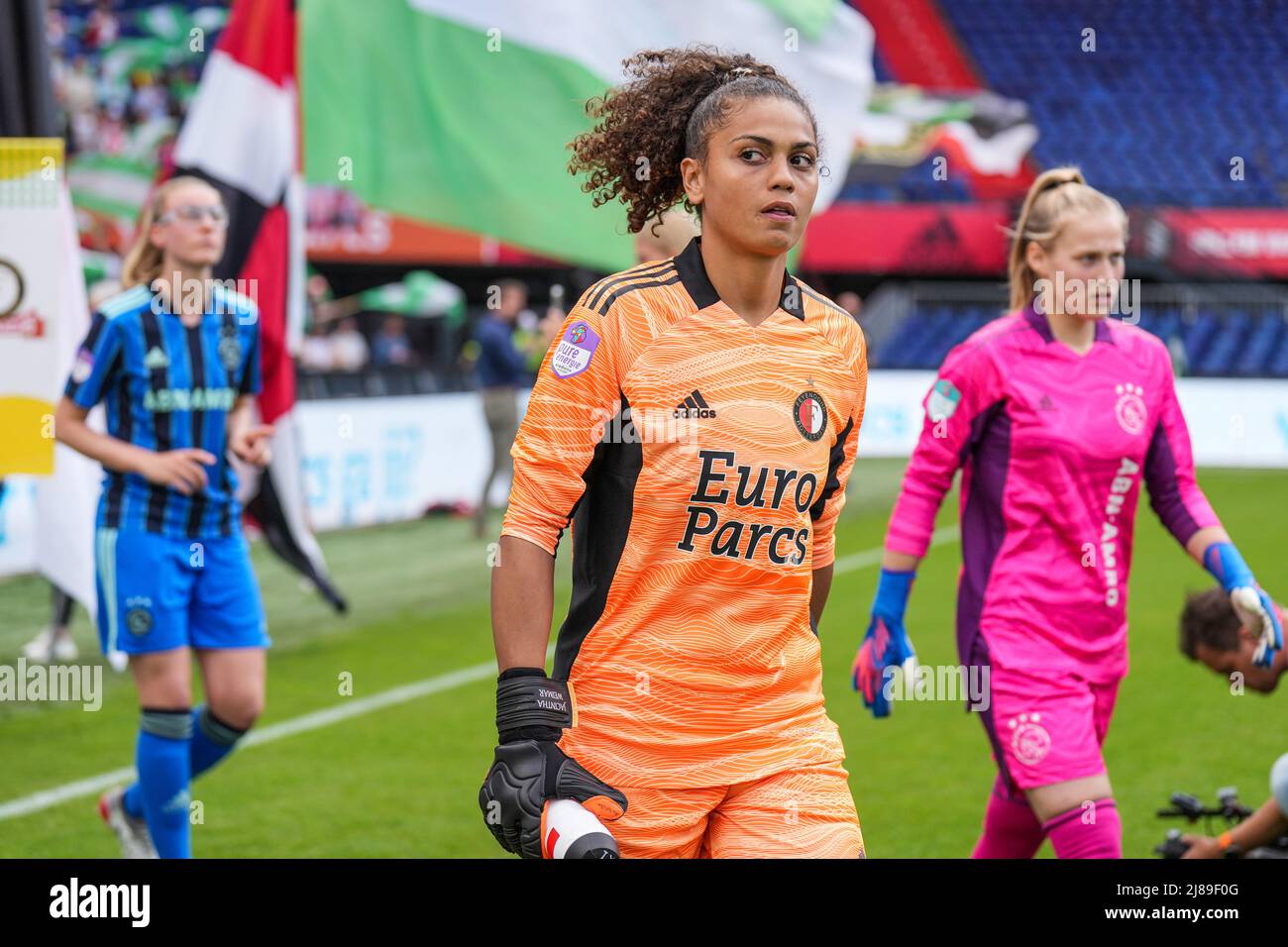 Rotterdam - Goalkeeper Jacintha Weinar of Feyenoord V1 during the match ...