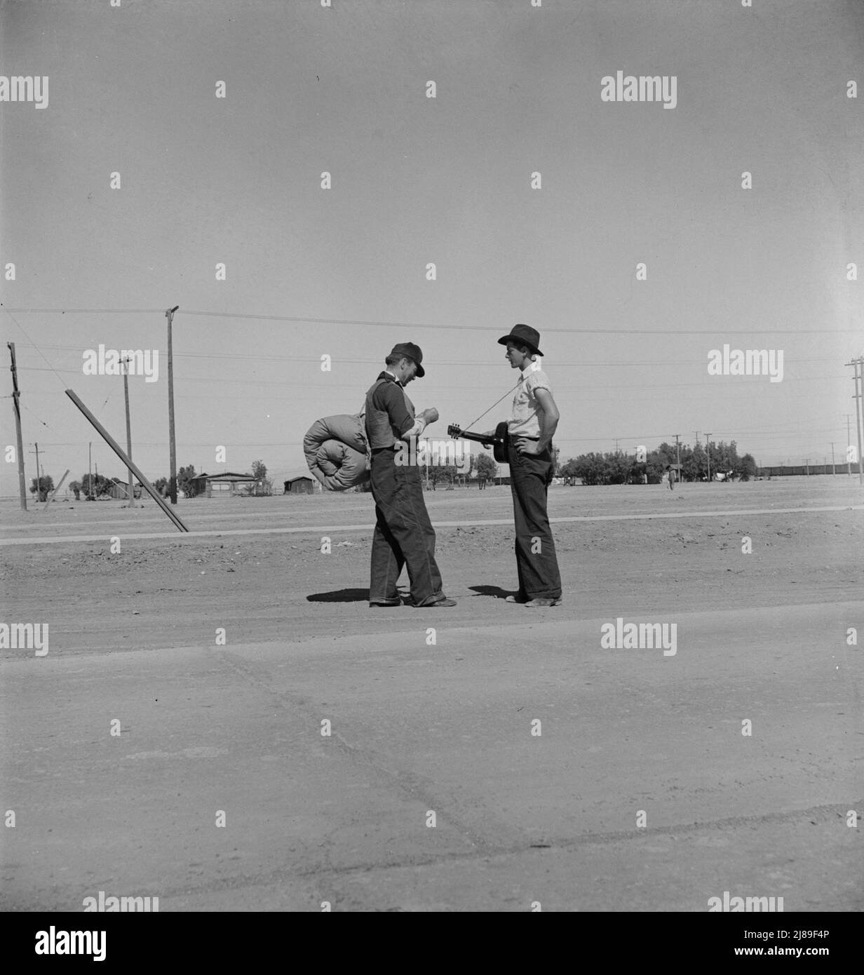 One of the roads leading into Calipatria, Imperial County, California ...
