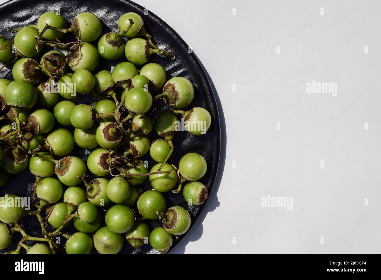 Indian fruit Green Fragrant manjack or snotty gobbles also known as ...