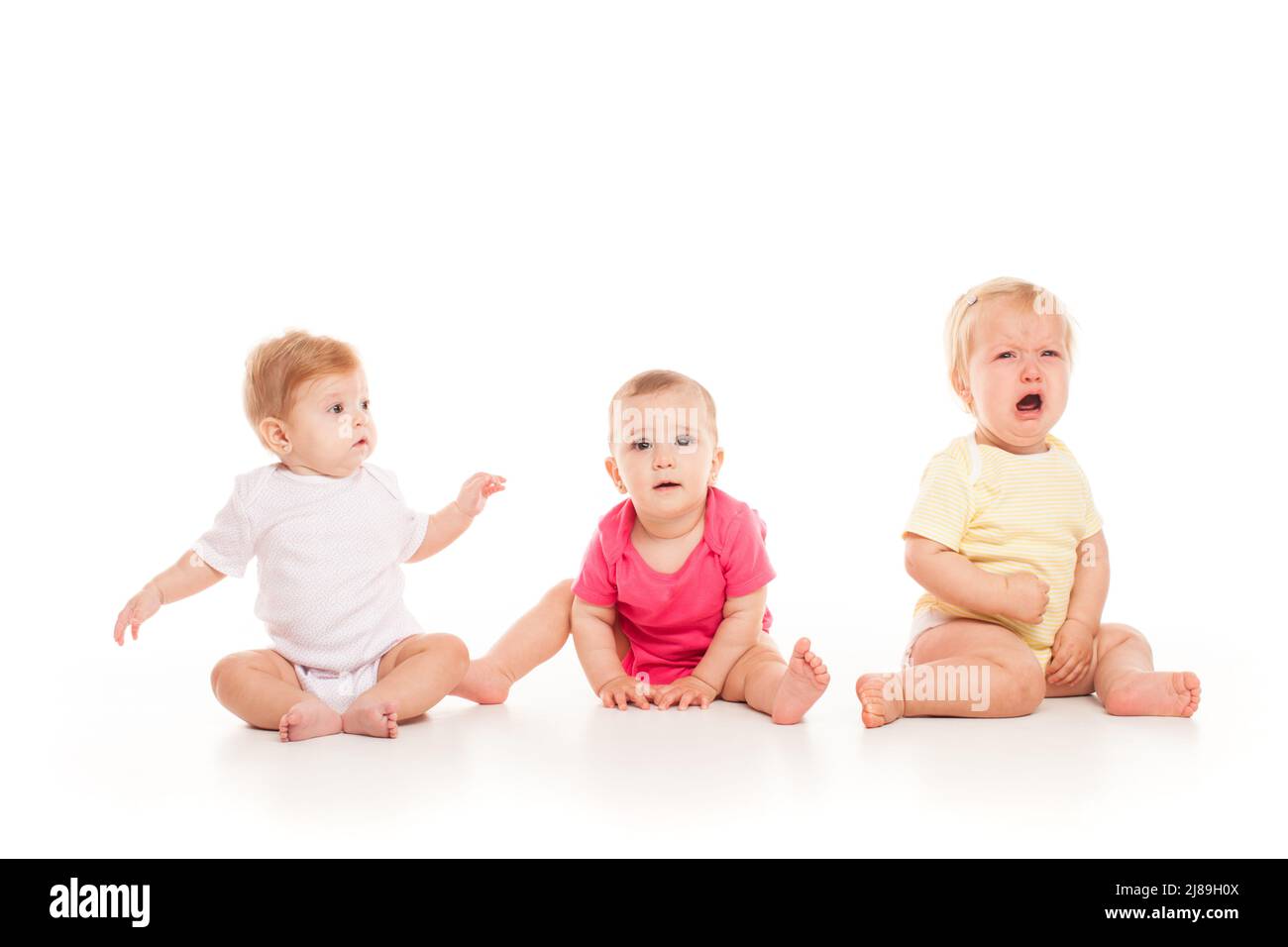 Group Of Crying Babies