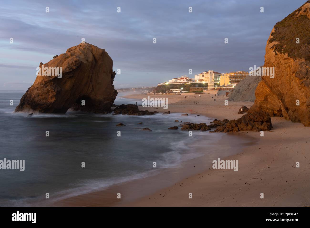 SANTA CRUZ, PORTUGAL - SEPTEMBER 09, 2021: View of the village of Santa ...