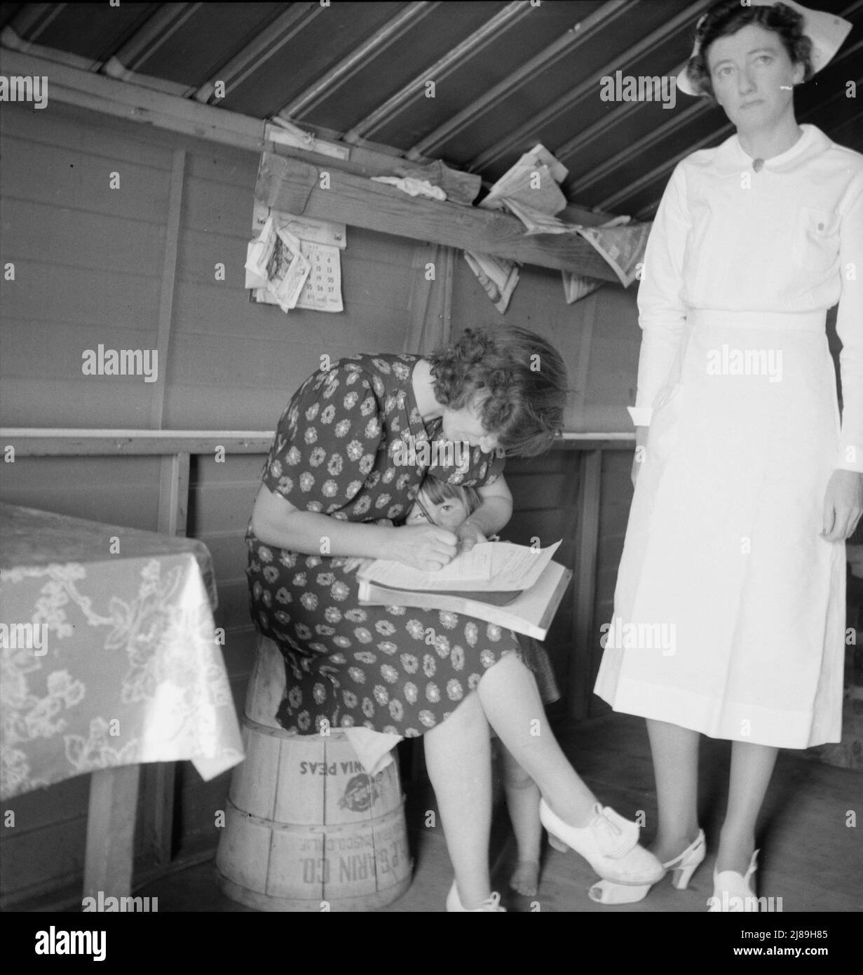 Administration nurse Black and White Stock Photos & Images - Alamy