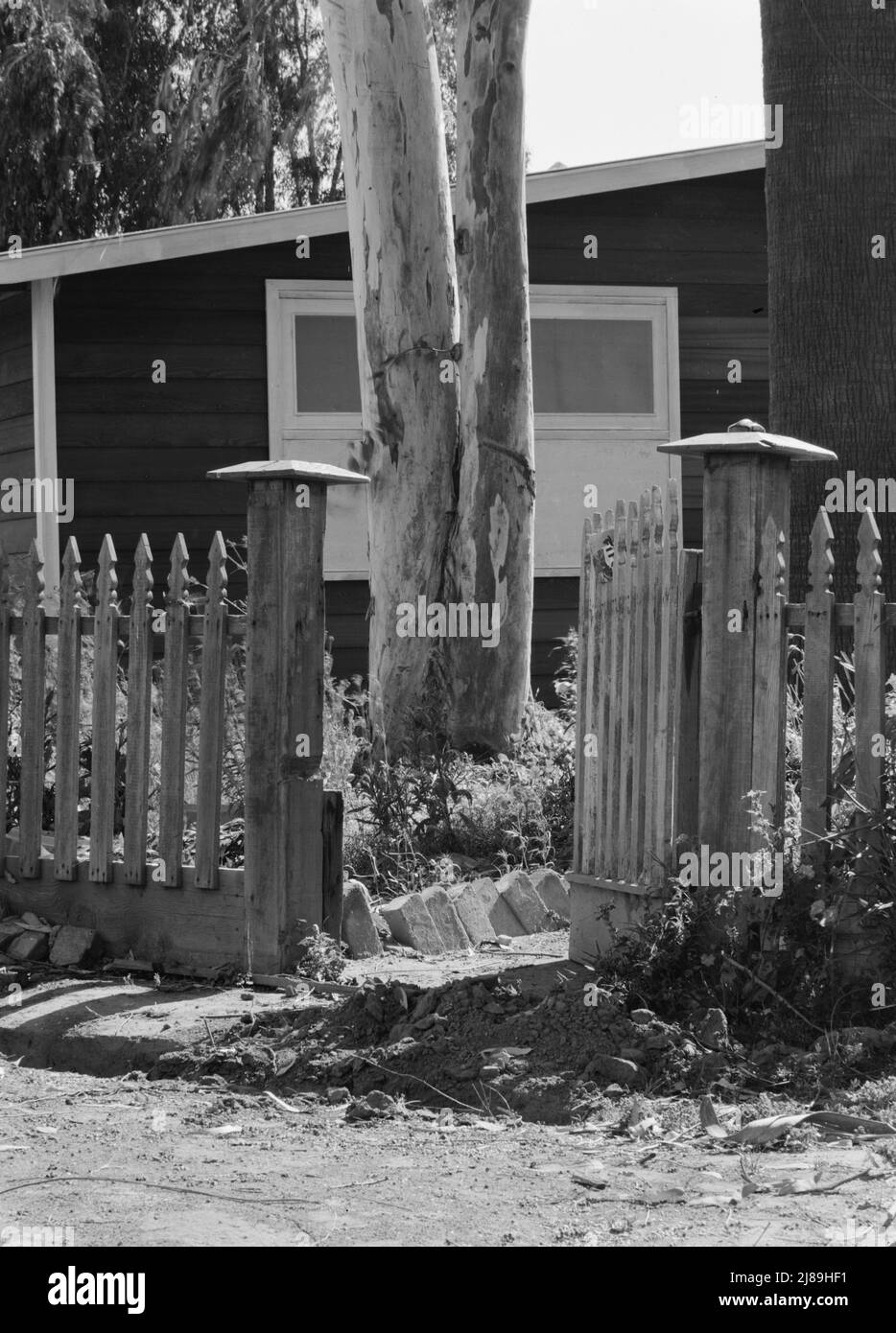 Gateway in old house Black and White Stock Photos & Images - Alamy