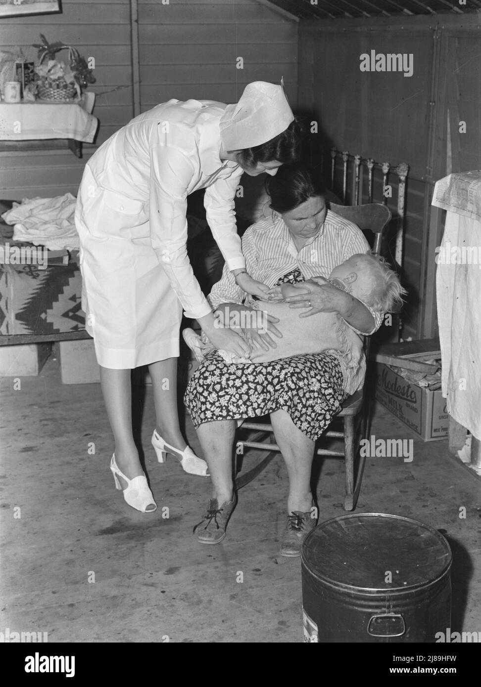 Tulare County, California. Farm Security Administration (FSA) camp for ...