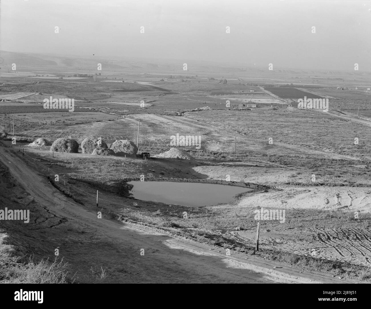 Looking across the Malheur Valley from Lincoln Bench. Malheur County ...