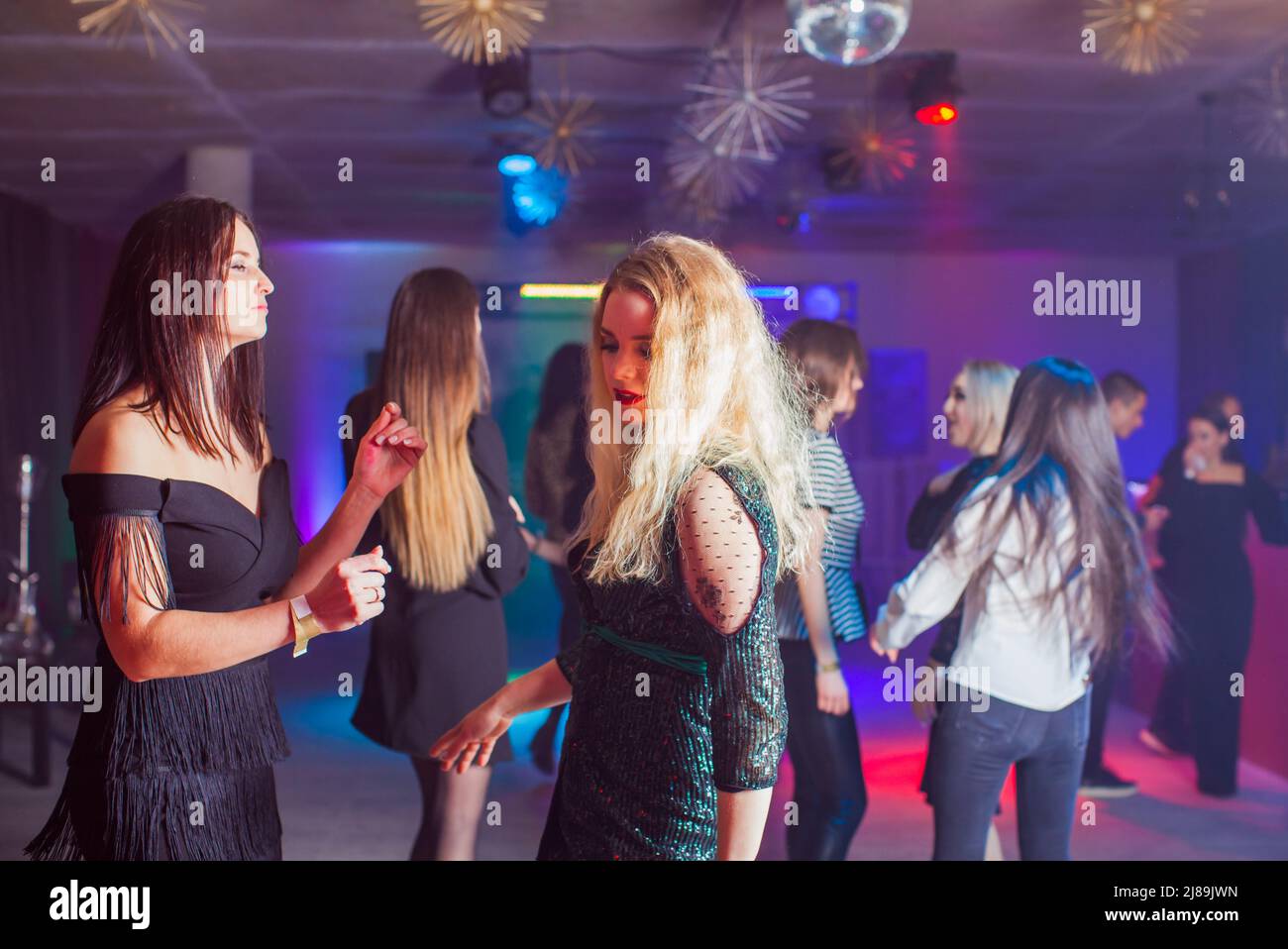 Woman dancing nightclub motion hi-res stock photography and images - Alamy