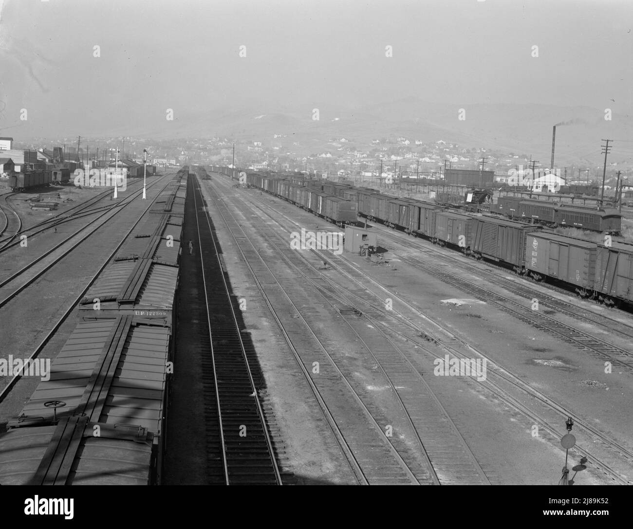 Usa railroad signals Black and White Stock Photos & Images - Alamy