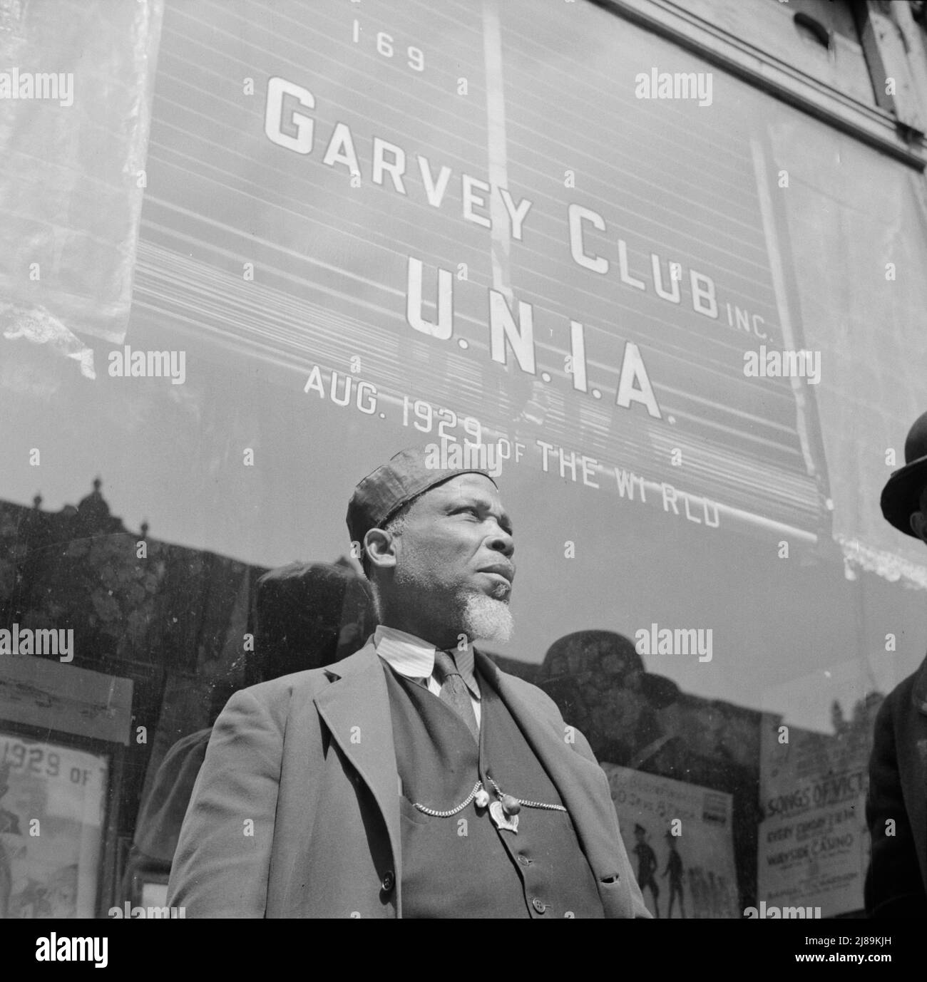 New York, New York. A follower of the late Marcus Garvey who started ...