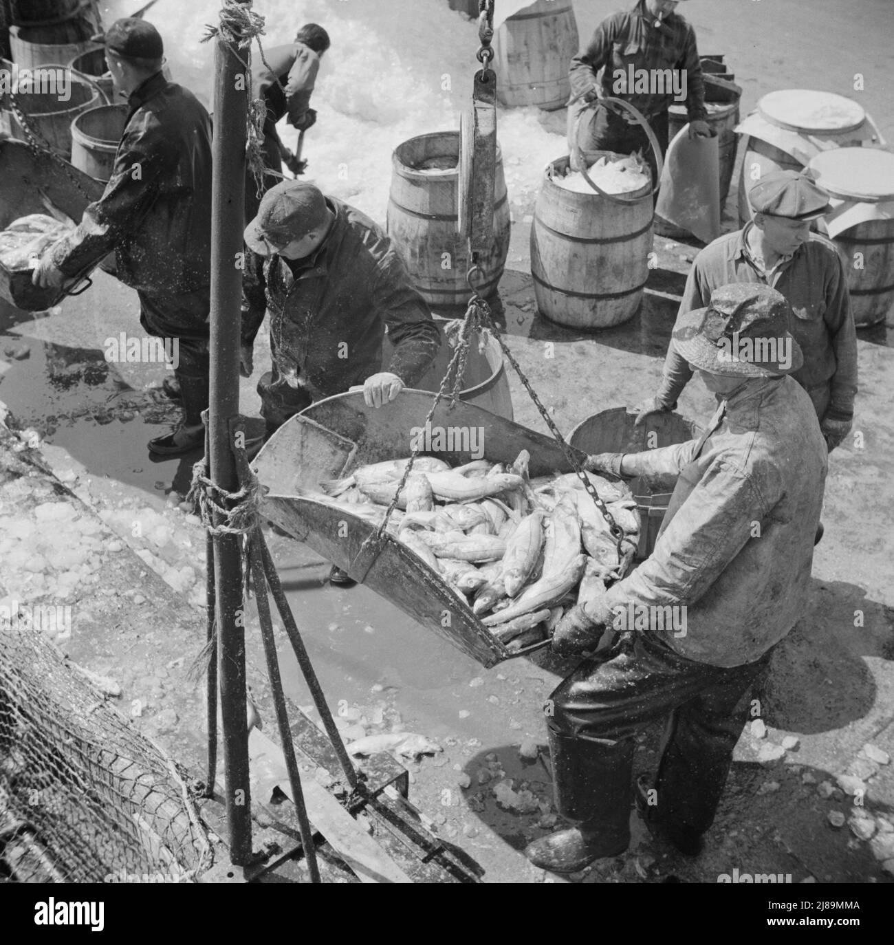 Fishing docks 1940s hi-res stock photography and images - Alamy