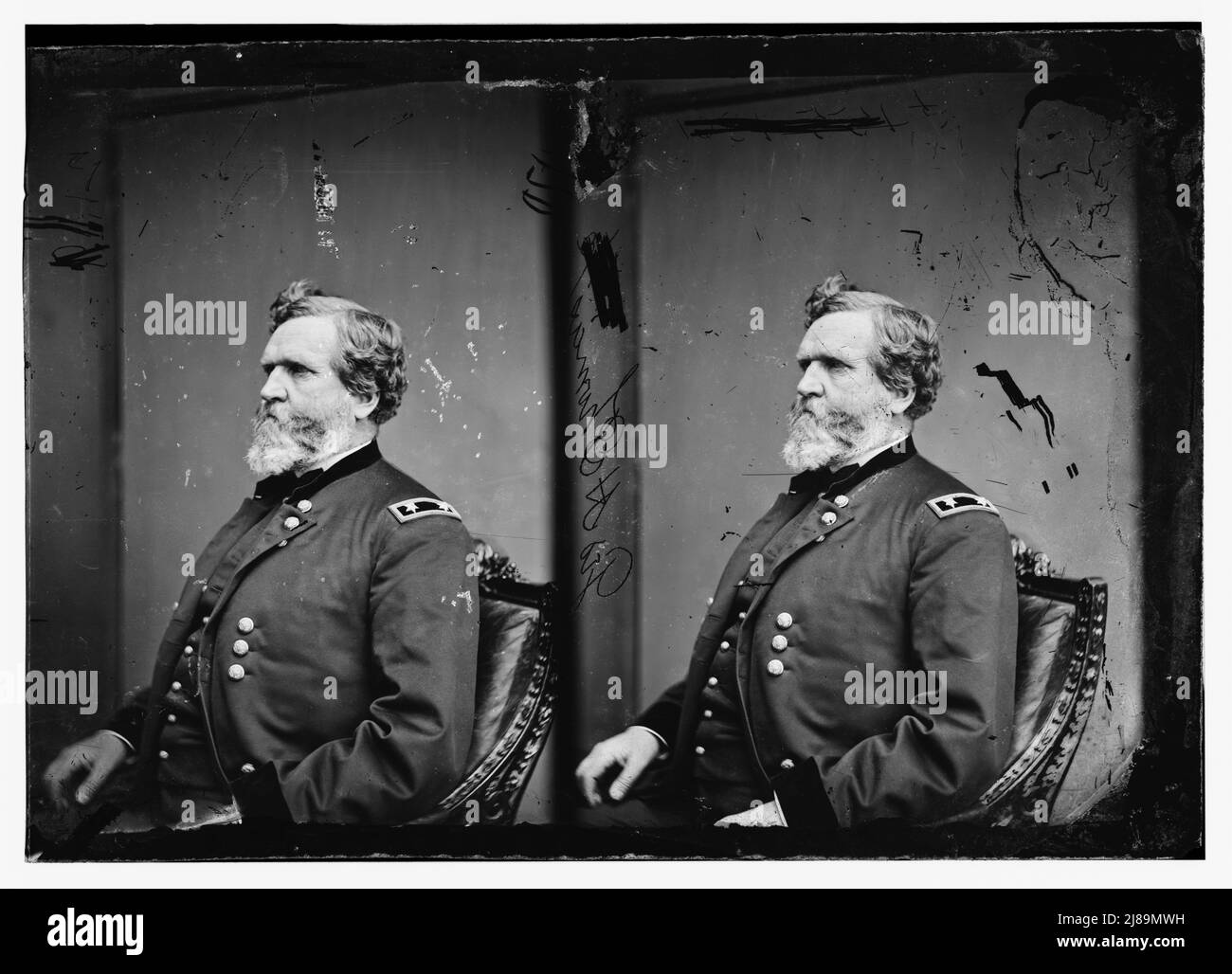 Gen. George H. Thomas, U.S.A., between 1860 and 1870 Stock Photo - Alamy