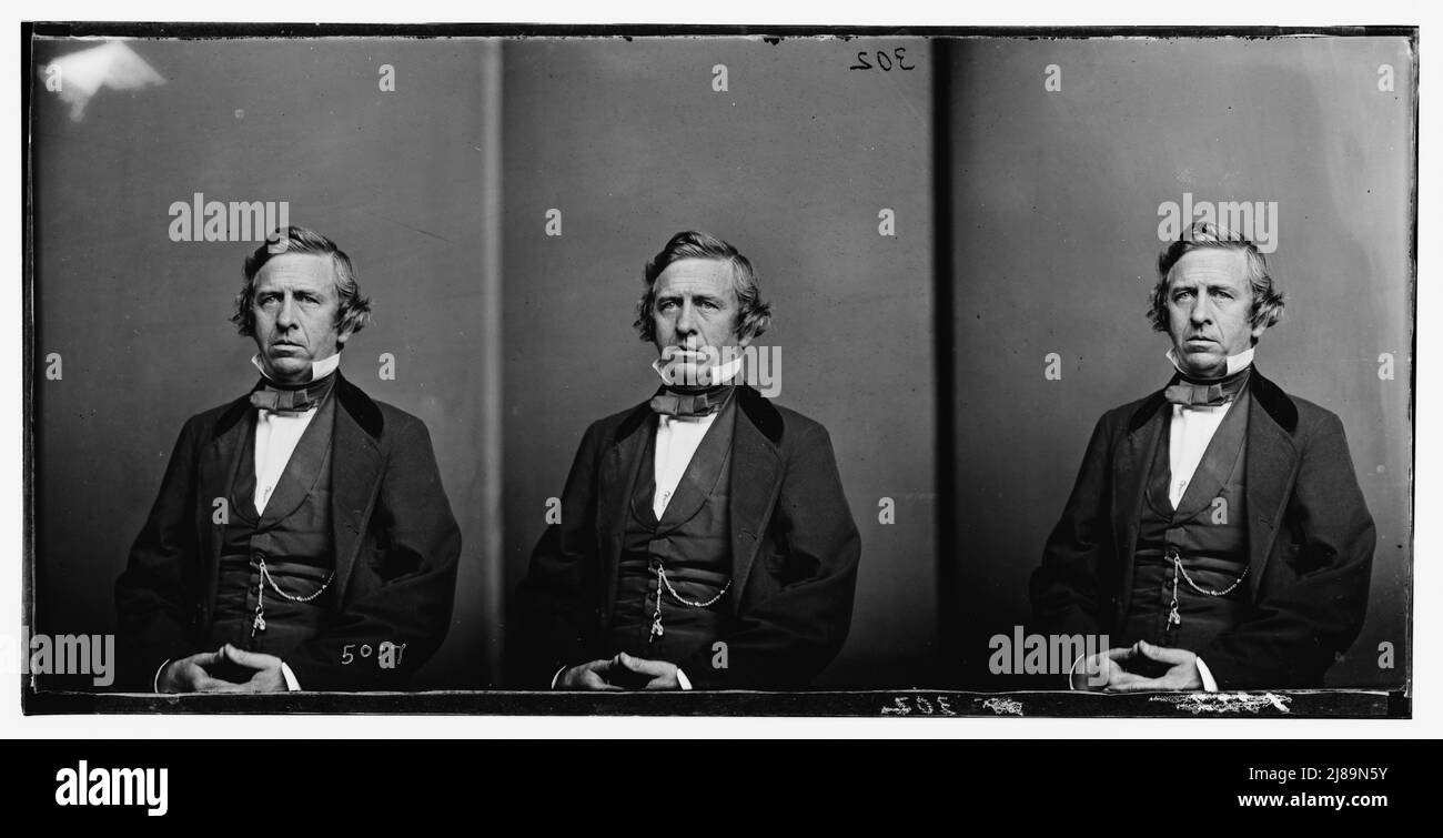 English, Hon. James Edward of Connecticut, ca. 1860-1865 Stock Photo ...