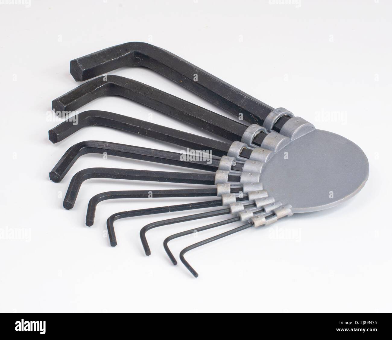 set of hex keys black isolated on the white background Stock Photo - Alamy