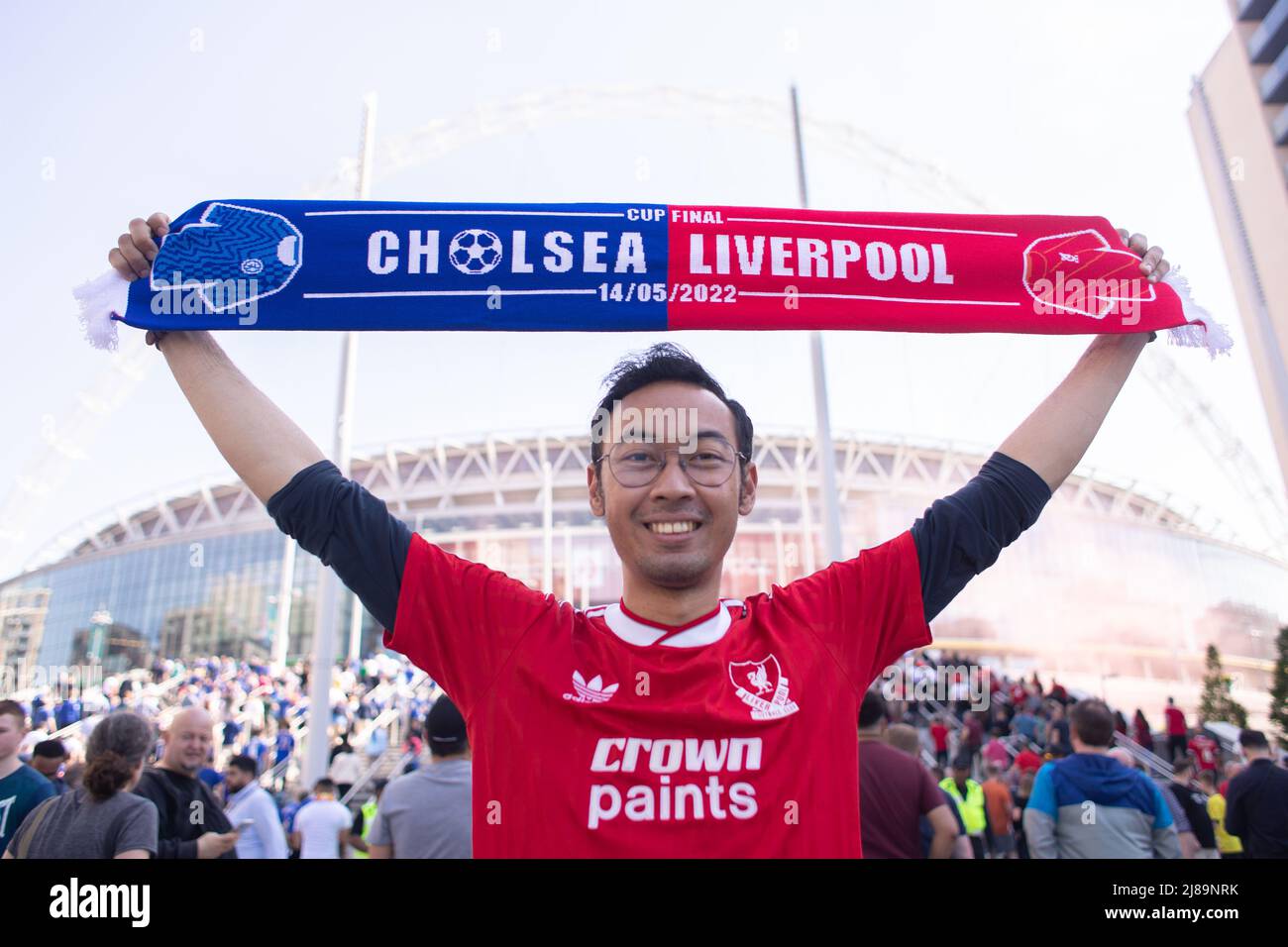 Liverpool fan stadium 2022 hi-res stock photography and images - Alamy
