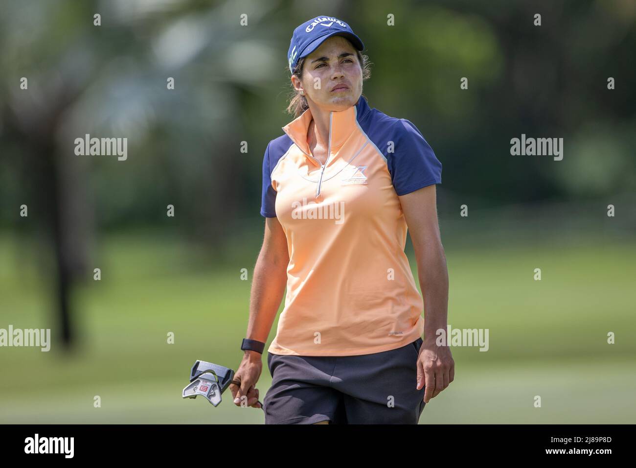 BANG KAPONG THAILAND - May 12: Maria Hernandez of Spain on the green of ...