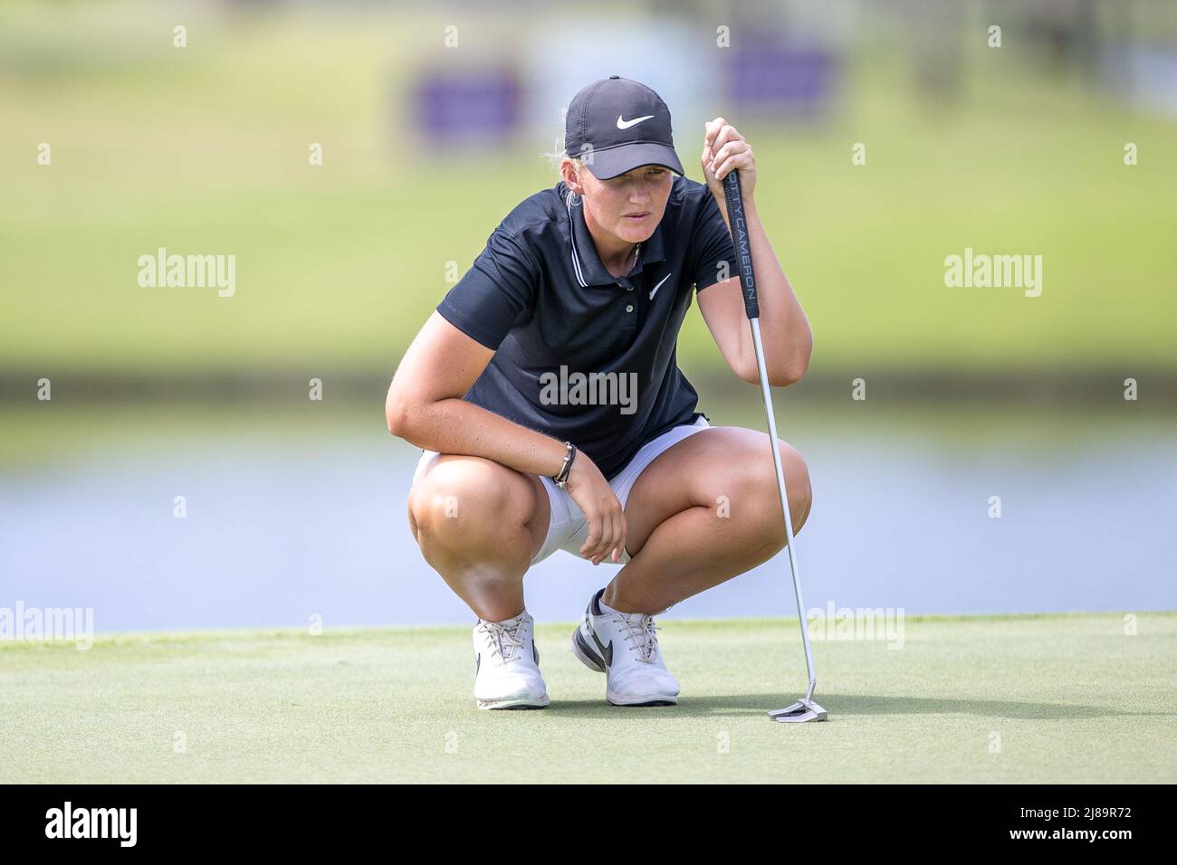 BANG KAPONG THAILAND - May 13: Gabriella Cowley of England on the green ...