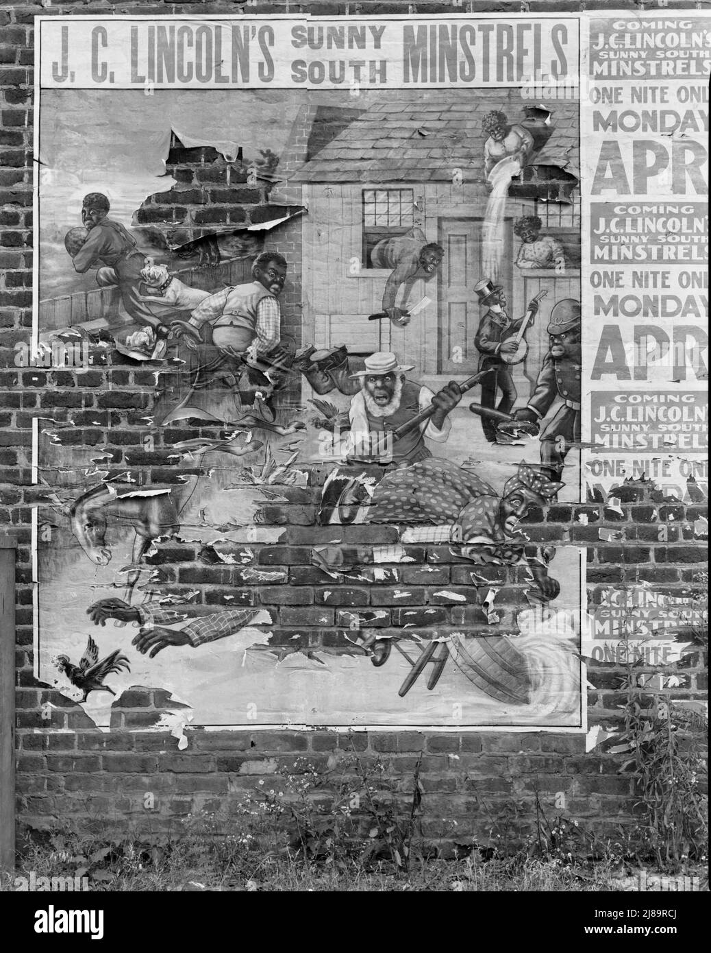Minstrel poster. Alabama. [Advertisement for 'J.C. Lincoln's Sunny ...