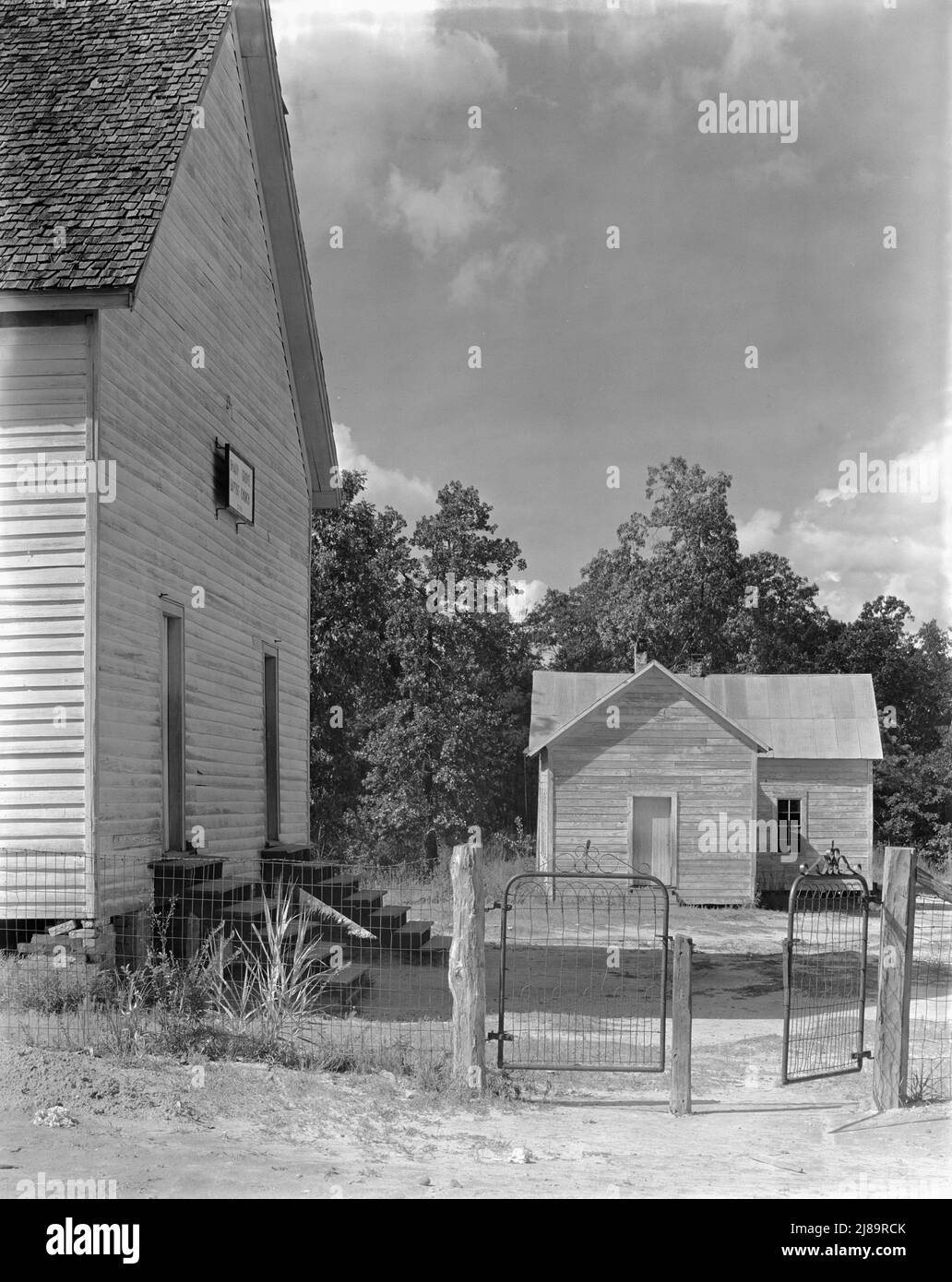 American rural church Black and White Stock Photos & Images - Alamy