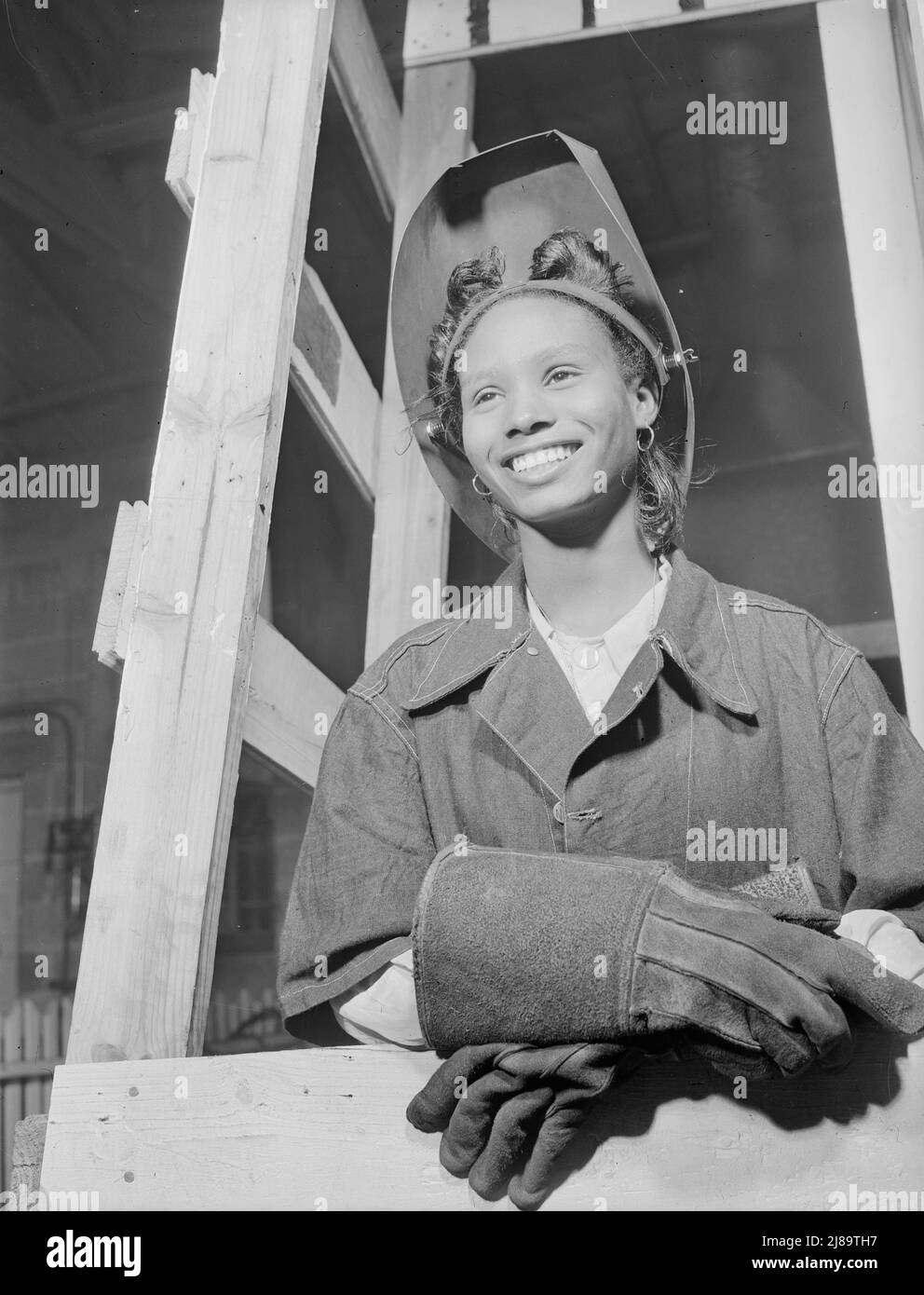 Daytona Beach, Florida. Bethune-Cookman College. Girl welder in the NYA ...