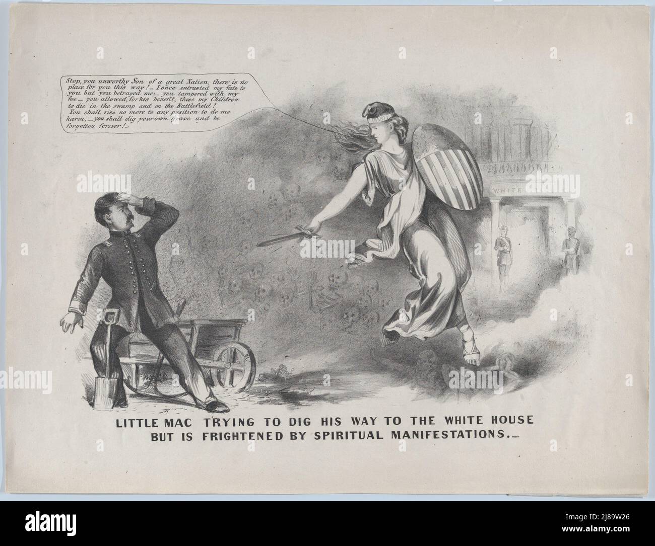 George mcclellan cartoon hi-res stock photography and images - Alamy