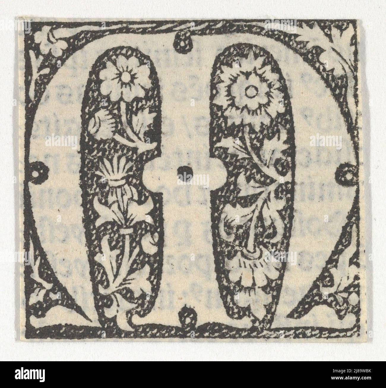 Decorated Roman alphabet, ca. 1499 Stock Photo - Alamy