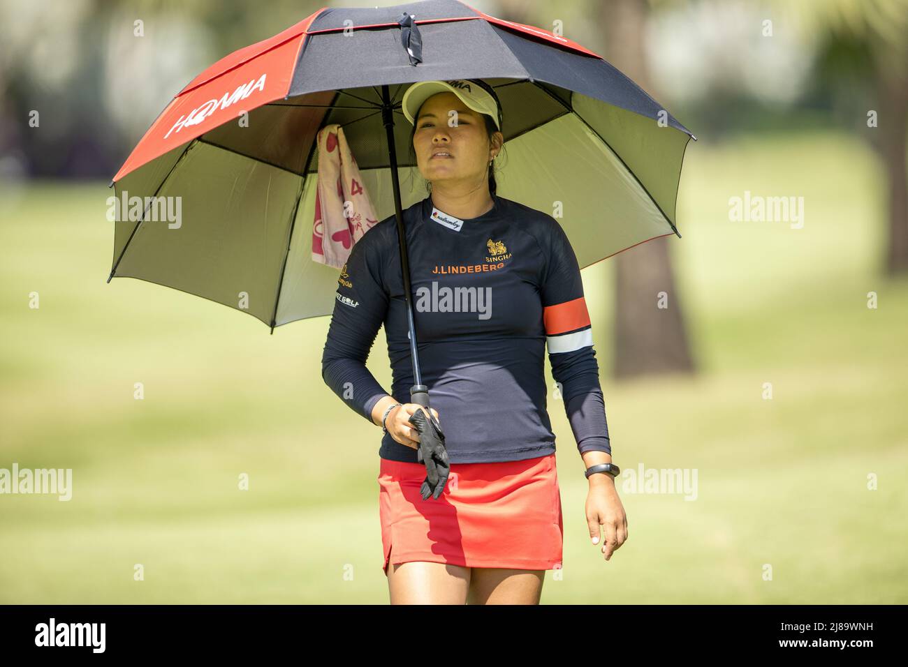 BANG KAPONG THAILAND - May 14: Chonlada Chayanun of Thailand on hole 14 during the final round ...