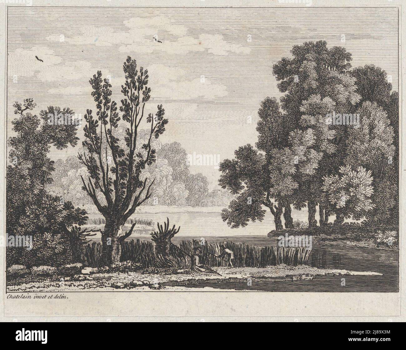 Landscape, ca. 1730-1758 Stock Photo - Alamy