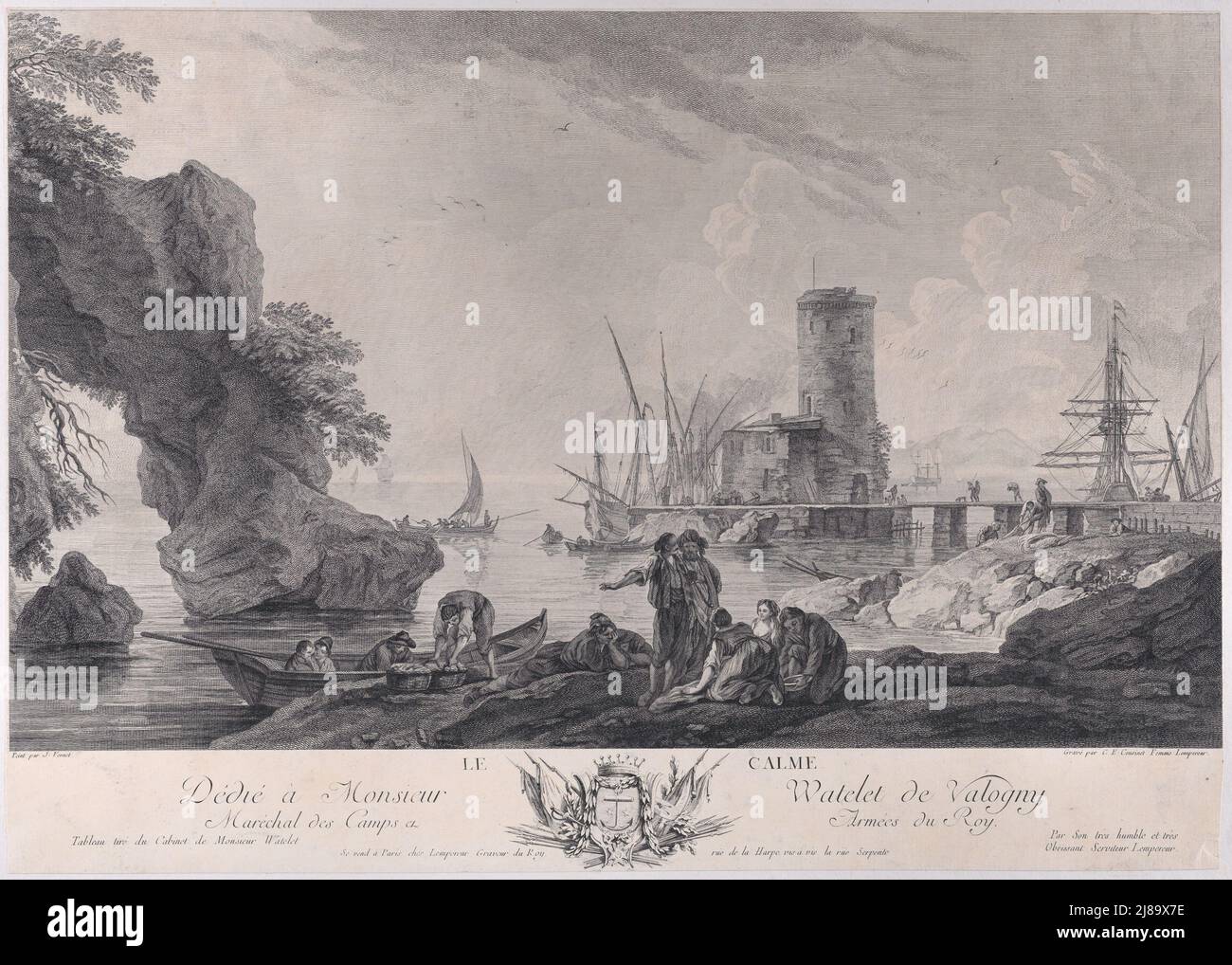 The Calm, ca. 1750-1790 Stock Photo - Alamy