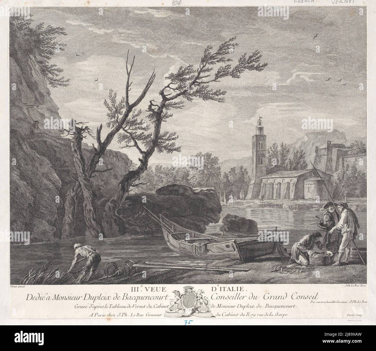 Boat river italy 18th century hi-res stock photography and images - Alamy