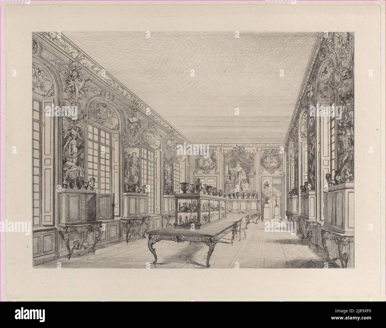 Louvre museum furniture hi-res stock photography and images - Alamy
