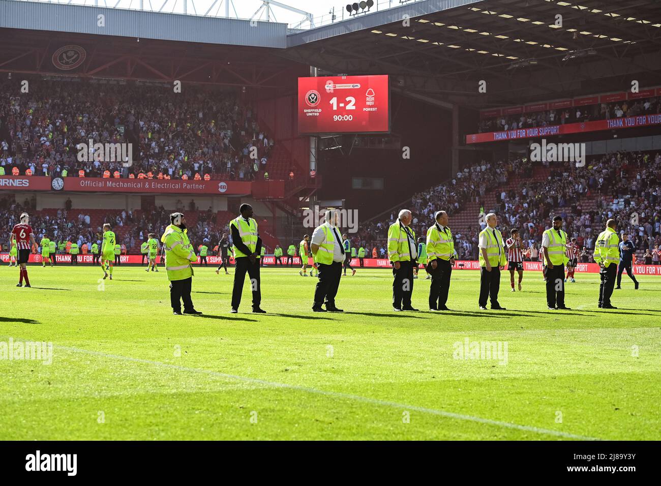 Final score after the first-leg, Sheffield United 1-2 Nottingham Forest ...