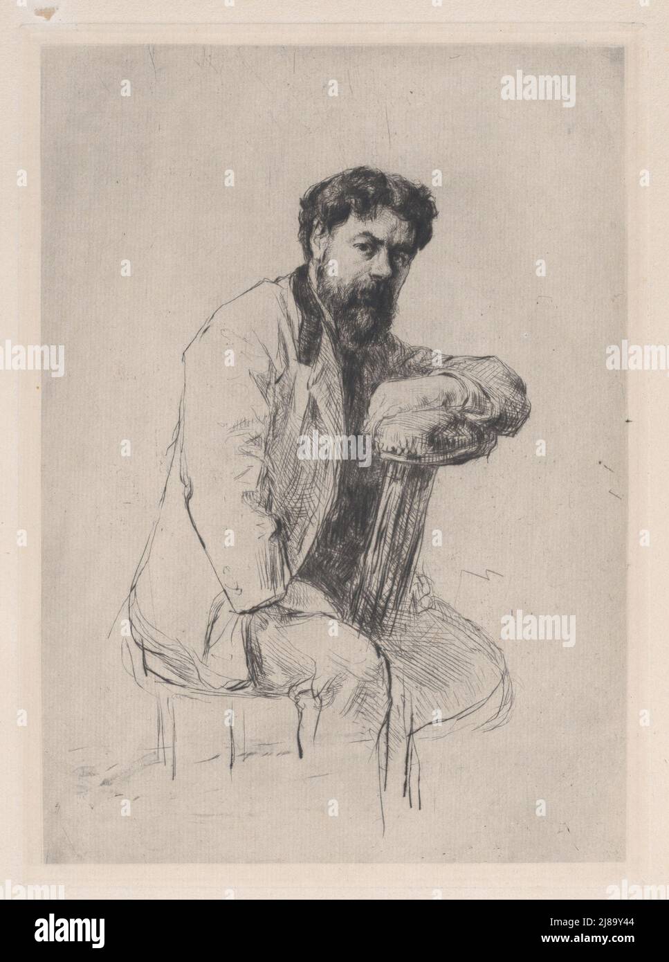 Portrait of Henri Rouart, 1875 Stock Photo - Alamy