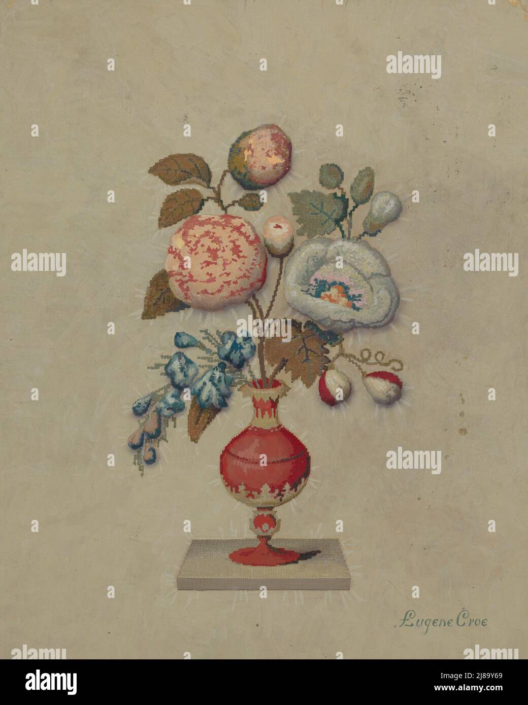 Embroidery, c. 1936 Stock Photo - Alamy