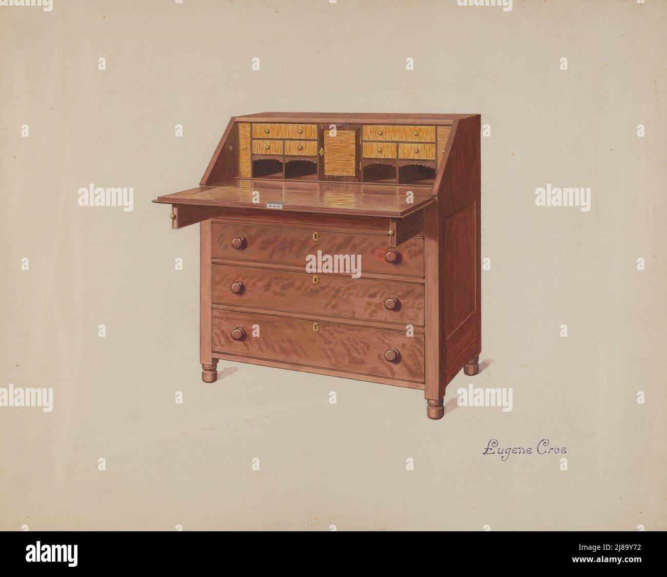 Desk, c. 1936 Stock Photo - Alamy