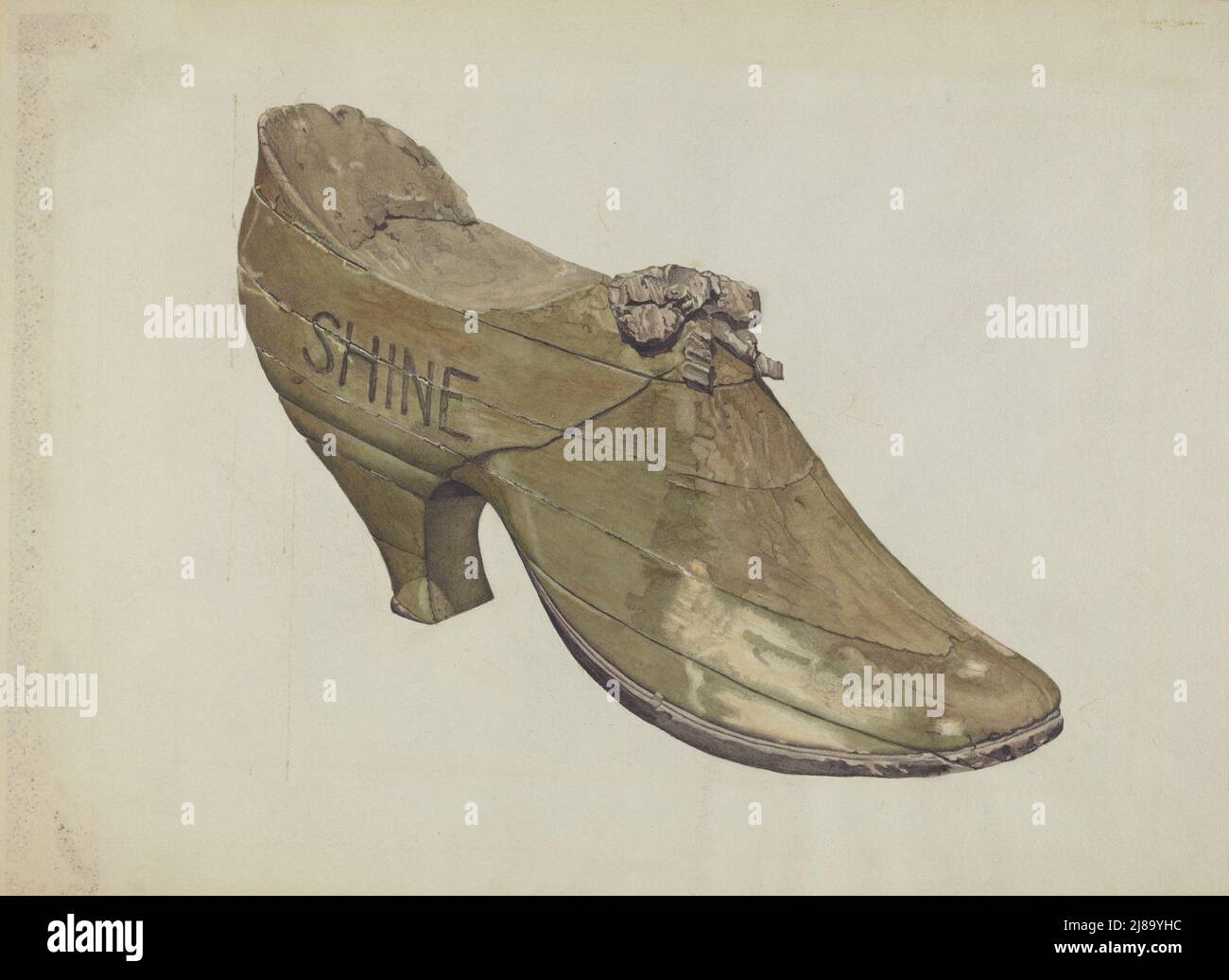Shoe Shop Sign, c. 1937 Stock Photo - Alamy