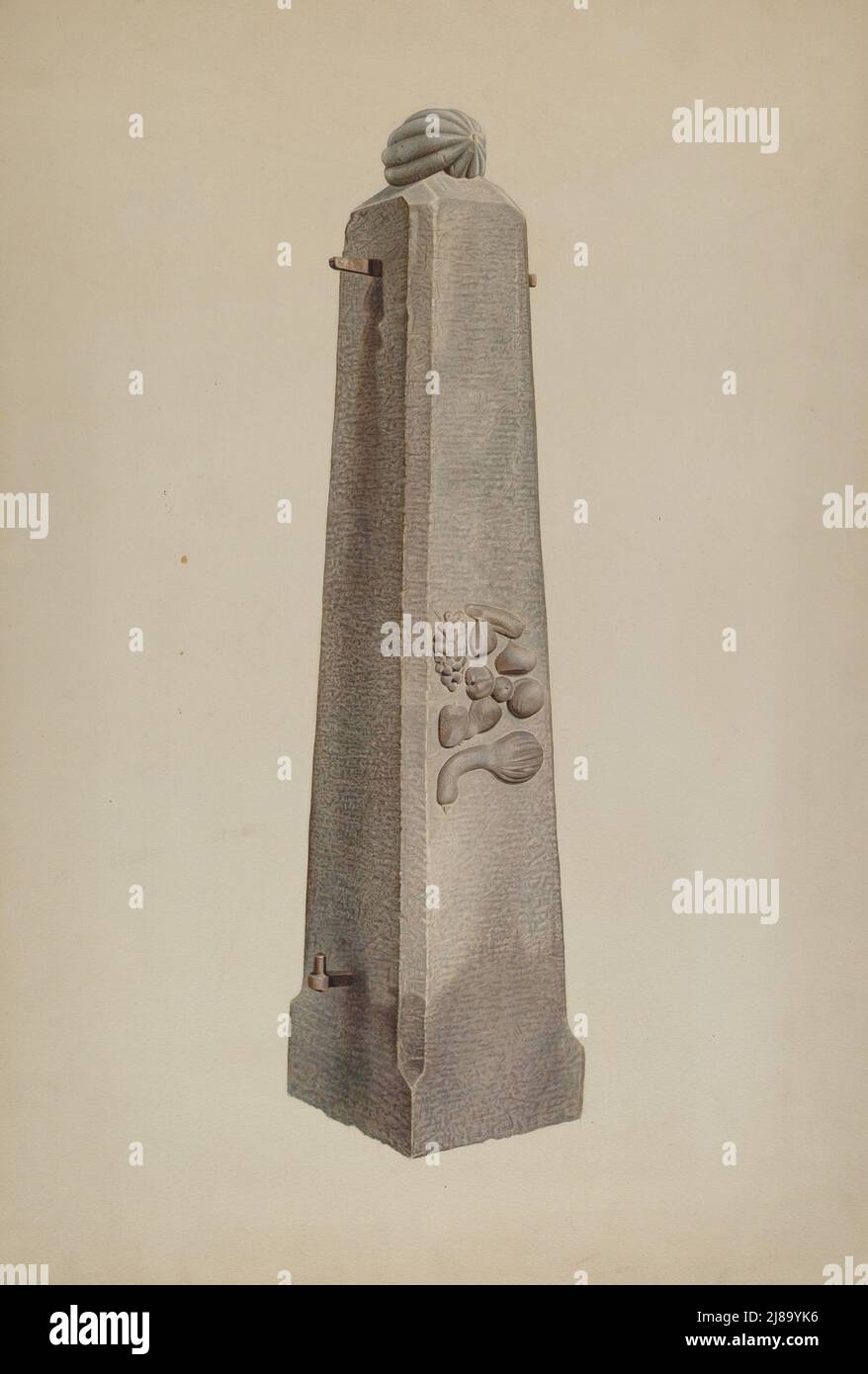 Gate Post, c. 1941 Stock Photo - Alamy