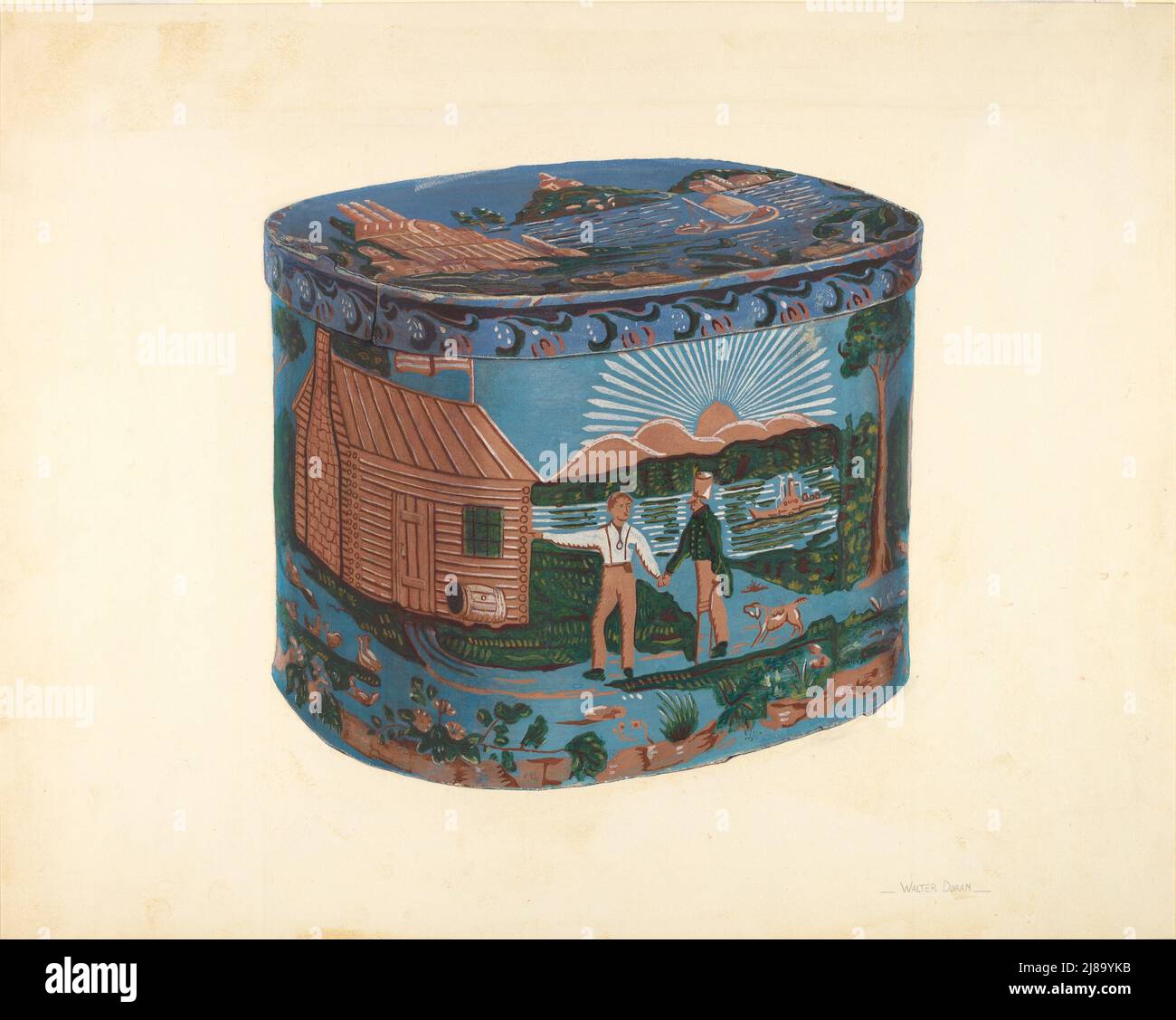 Bandbox Design, c. 1939 Stock Photo - Alamy