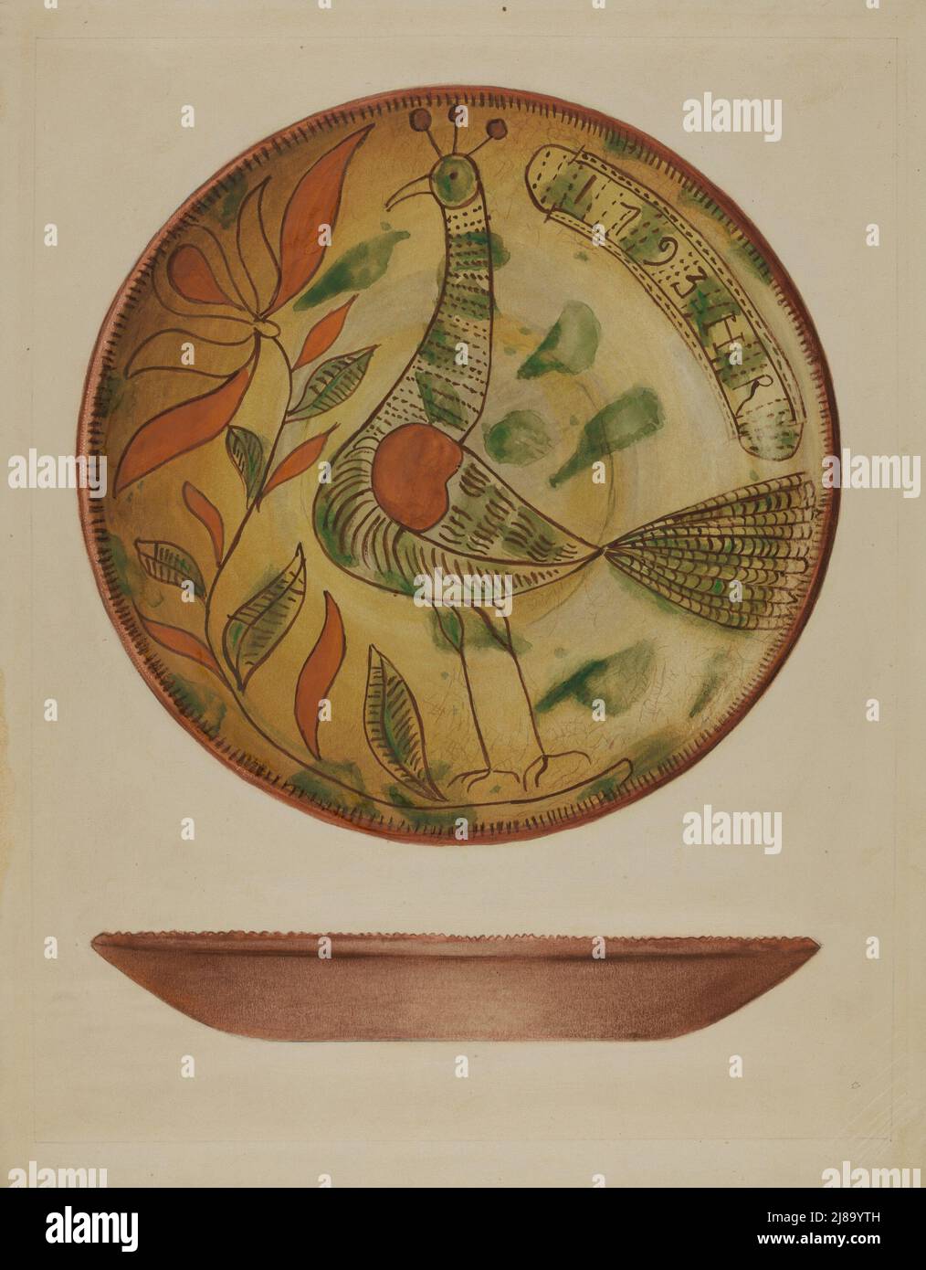 Plate, c. 1940 Stock Photo - Alamy