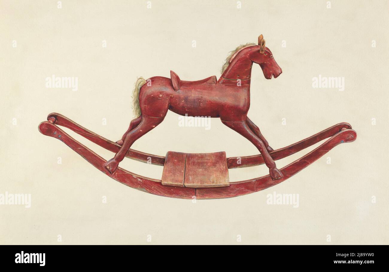1940s rocking horse hi-res stock photography and images - Alamy