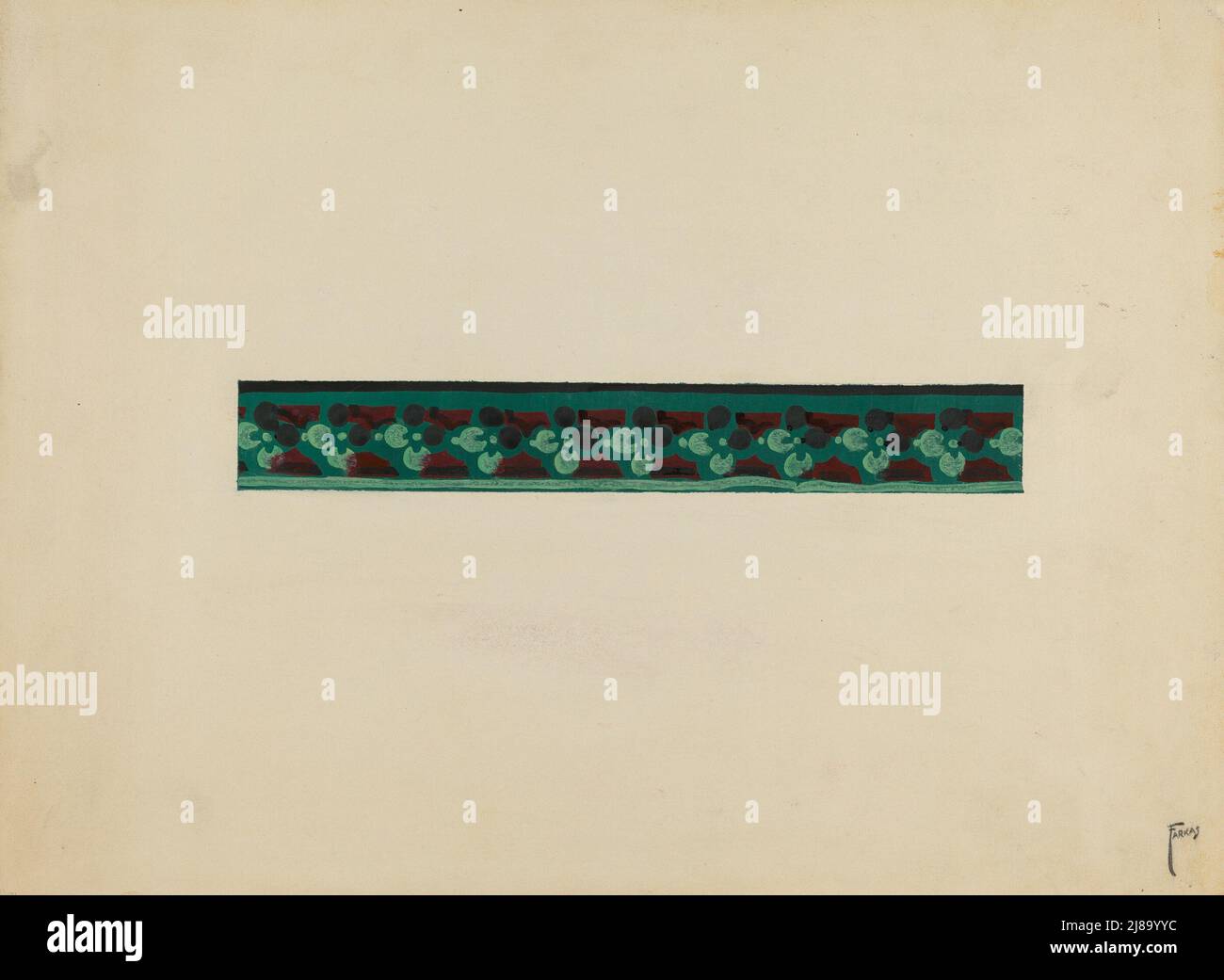 Wall Paper Border, c. 1936 Stock Photo - Alamy