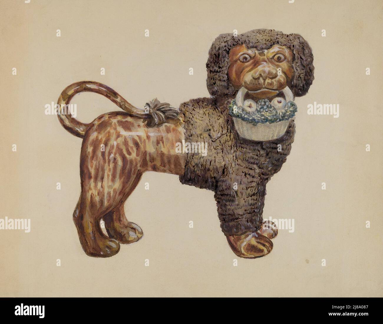 Ceramic Dog, c. 1936 Stock Photo - Alamy